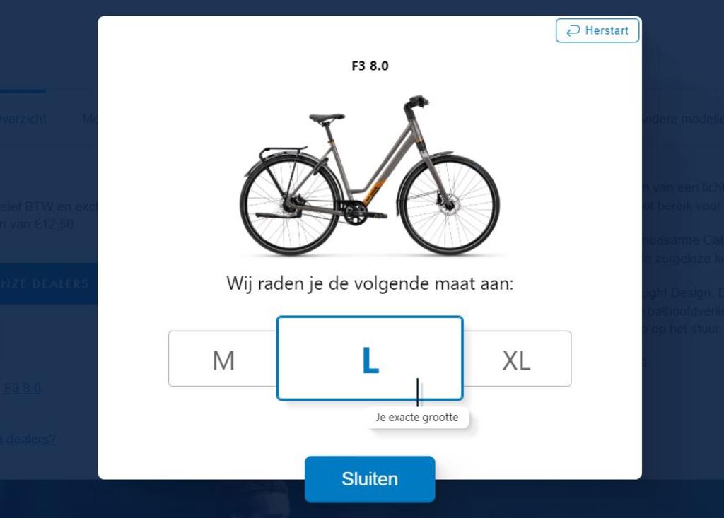 Welke framemaat fiets heb ik nodig?